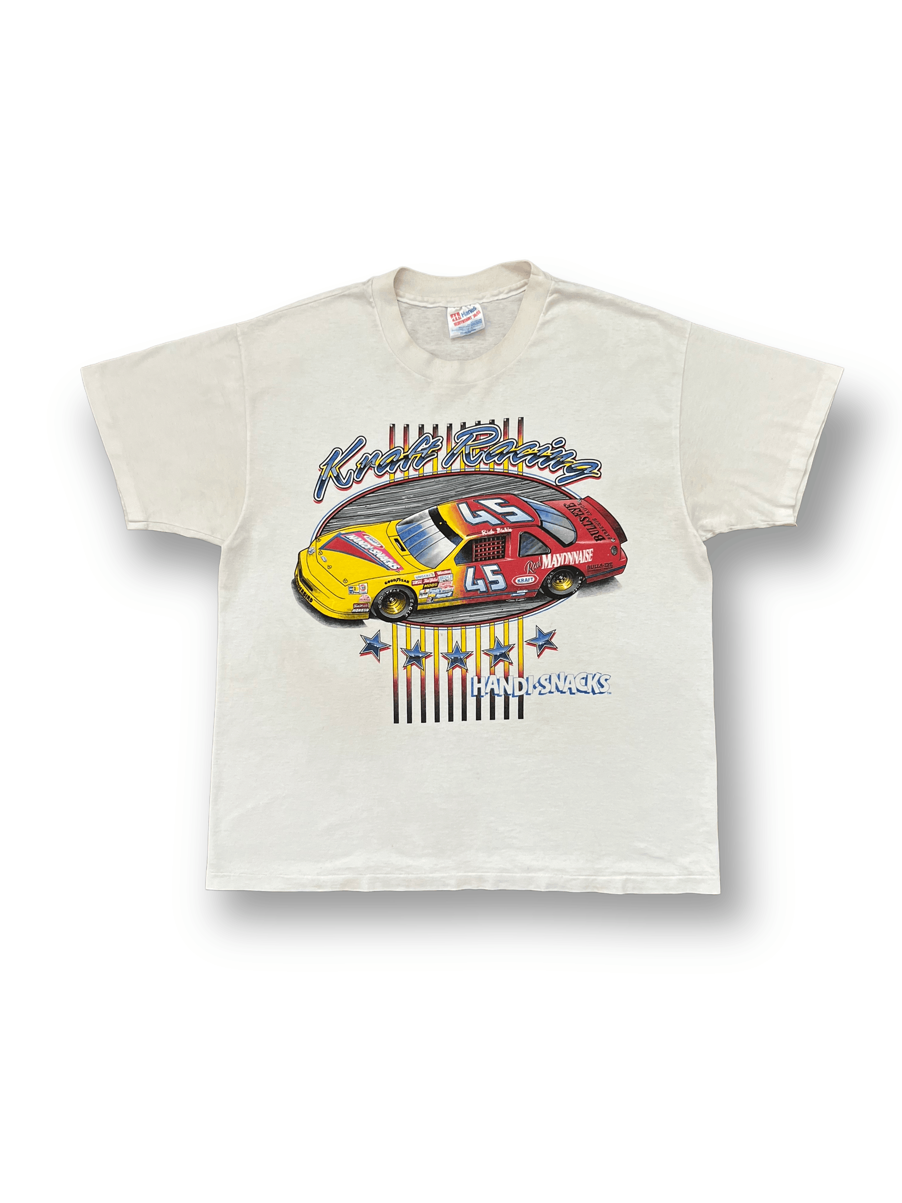 NASCAR × Racing × Vintage Nascar Kraft Handi-Snacks Race Car Vintage T ...