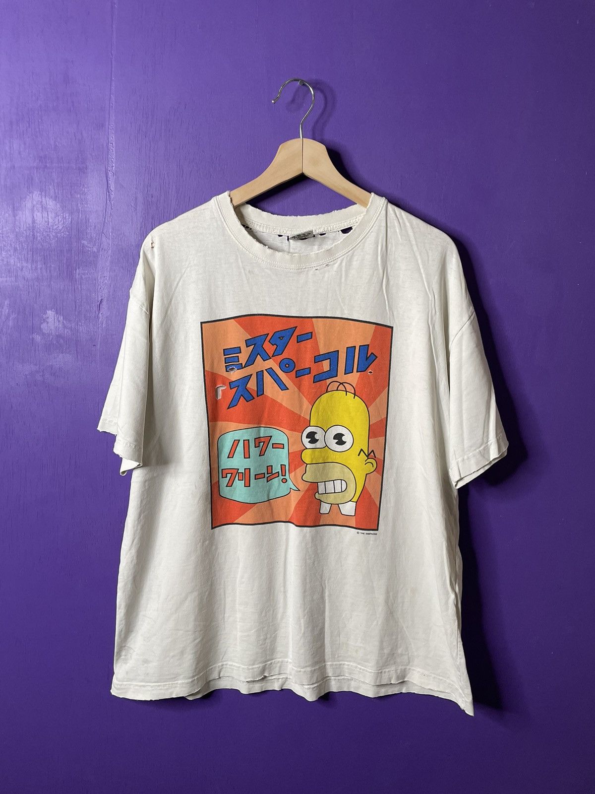 The Simpsons × Vintage Vintage 90s The Simpsons Korea spin-off t-shirt ...