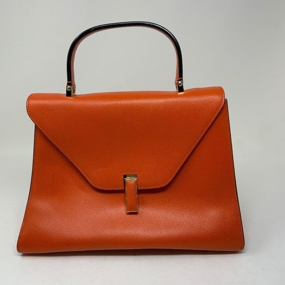 Valextra Valextra Iside Genuine Leather Made in Italy Top Handle Bag ...
