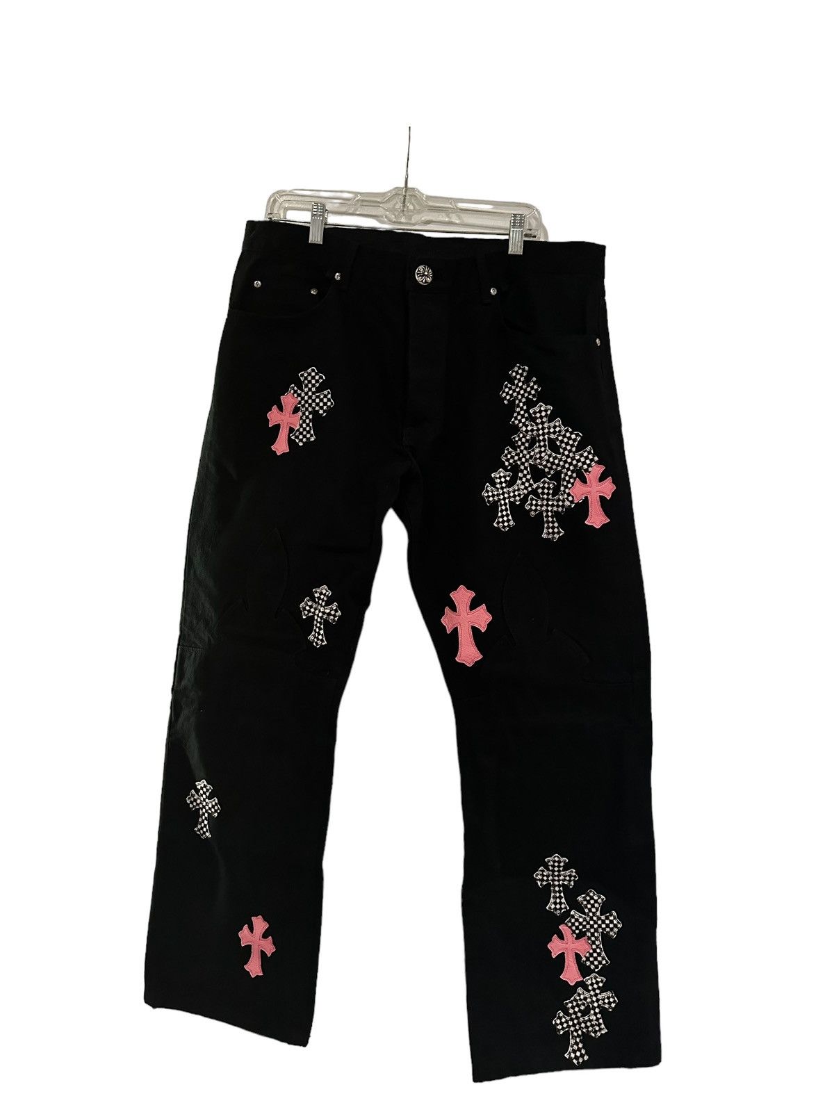 Chrome Hearts Chrome Hearts Denim Jeans Black | Grailed