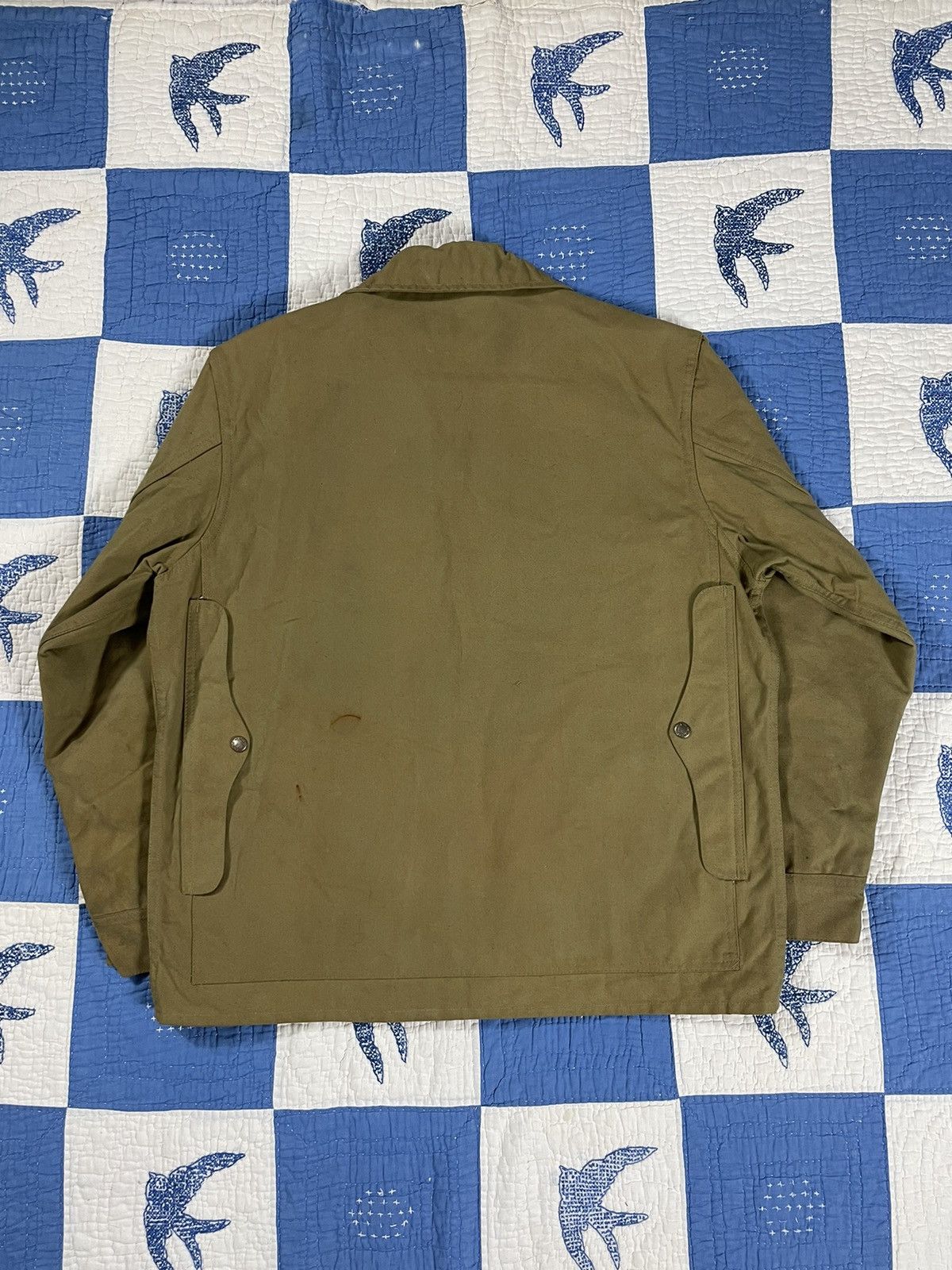 Vintage Vintage 80s Filson Double Logger Tin Cloth Jacket Khaki | Grailed