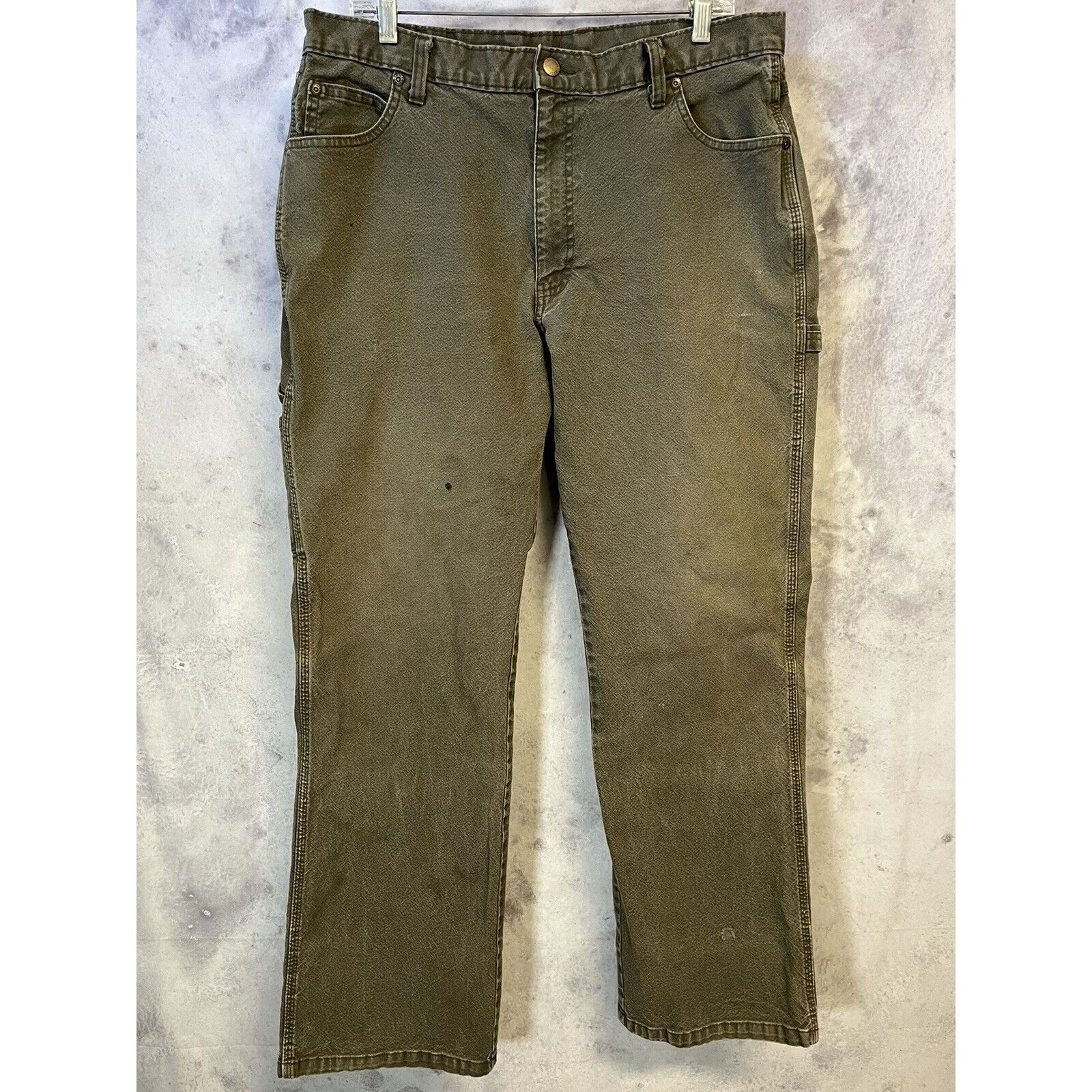Dickies × Vintage Dickies Carpenter Pants - Mens Workwear - Moss Green ...