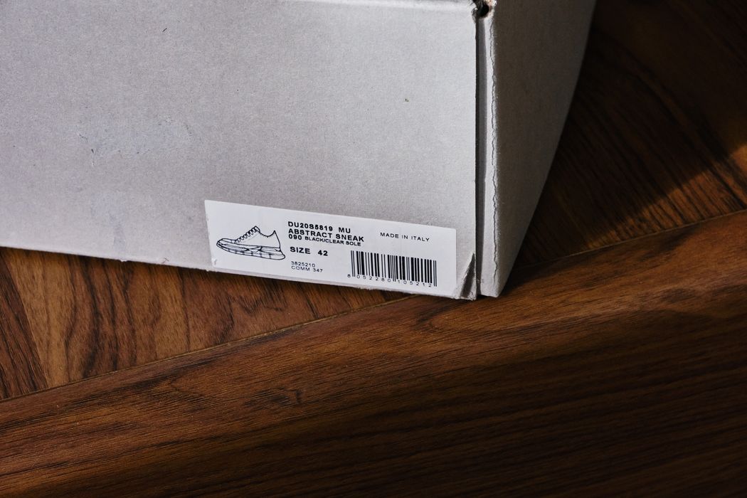 Rick Owens Rick Owens Clear Abstract Ramones Low | Grailed