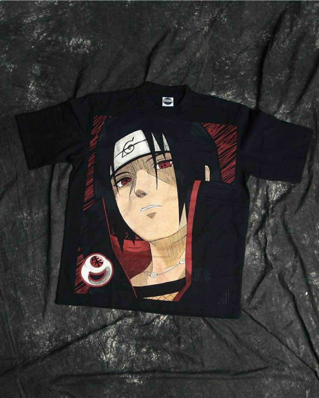 Vintage Akatsuki Itachi x Kizame Skaars Bootleg Anime Vintage Tee | Grailed