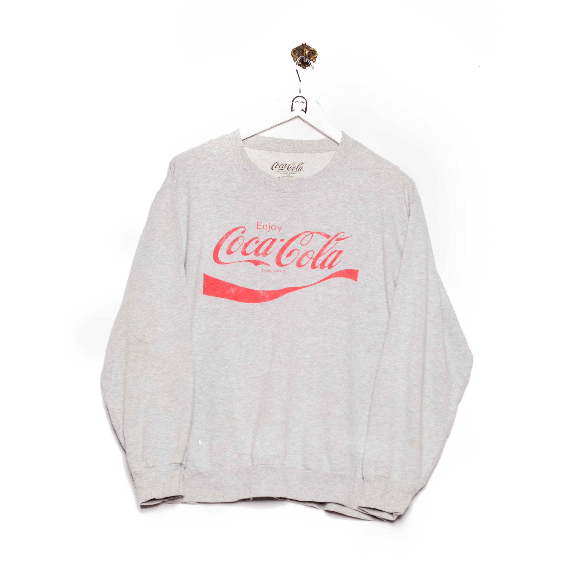 Coca Cola coca cola Sweatshirt Crew Neck Look Grey | Grailed