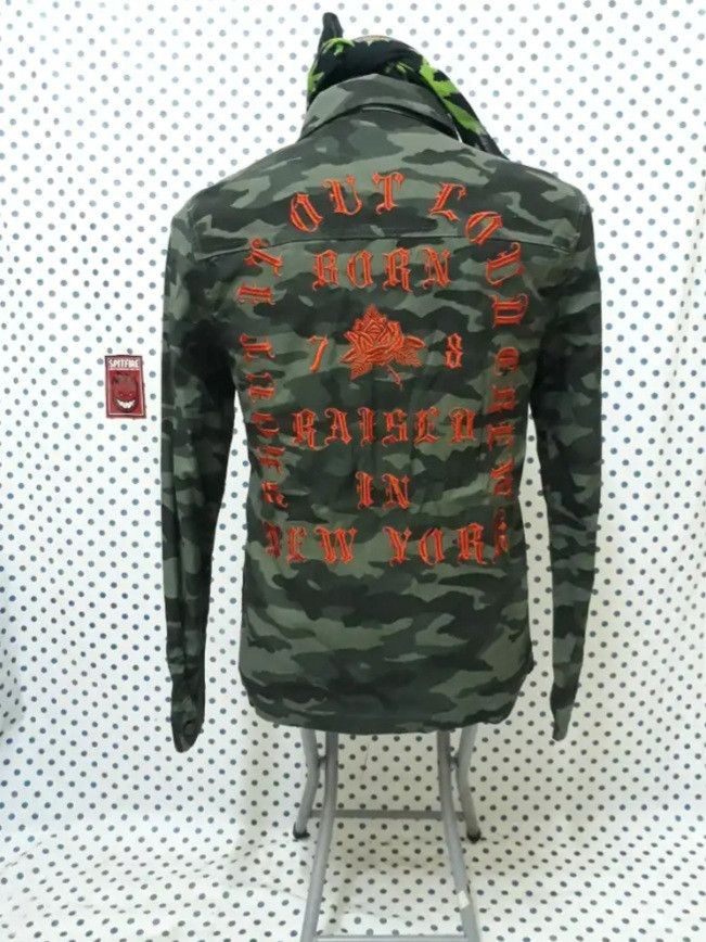 Military Script h&m camo military jacket | Grailed