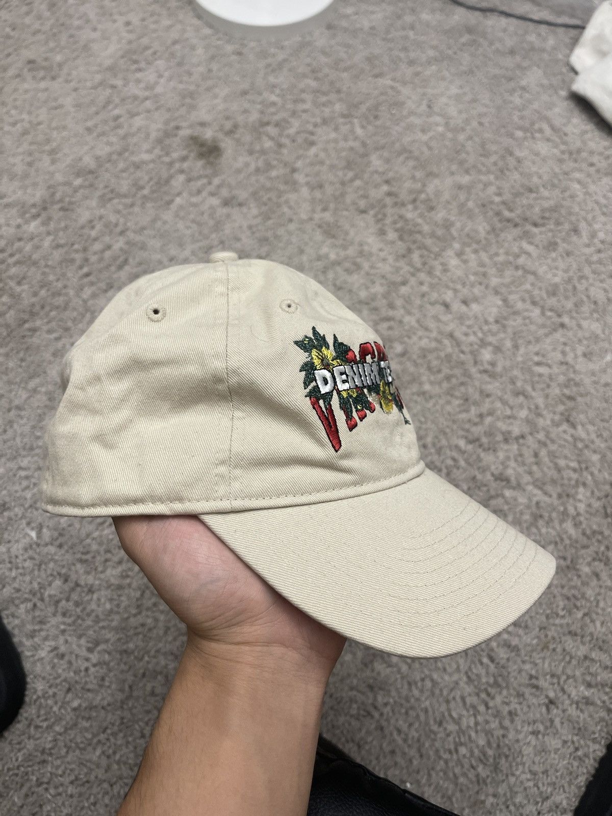 DENIM TEARS denim tears logo cap | Grailed