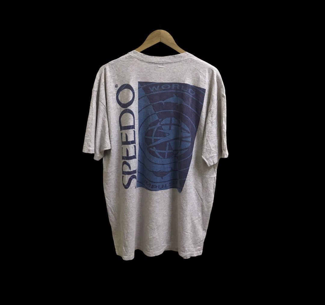Vintage VINTAGE 90s WORLD IMPULSE SPEEDO TSHIRT | Grailed