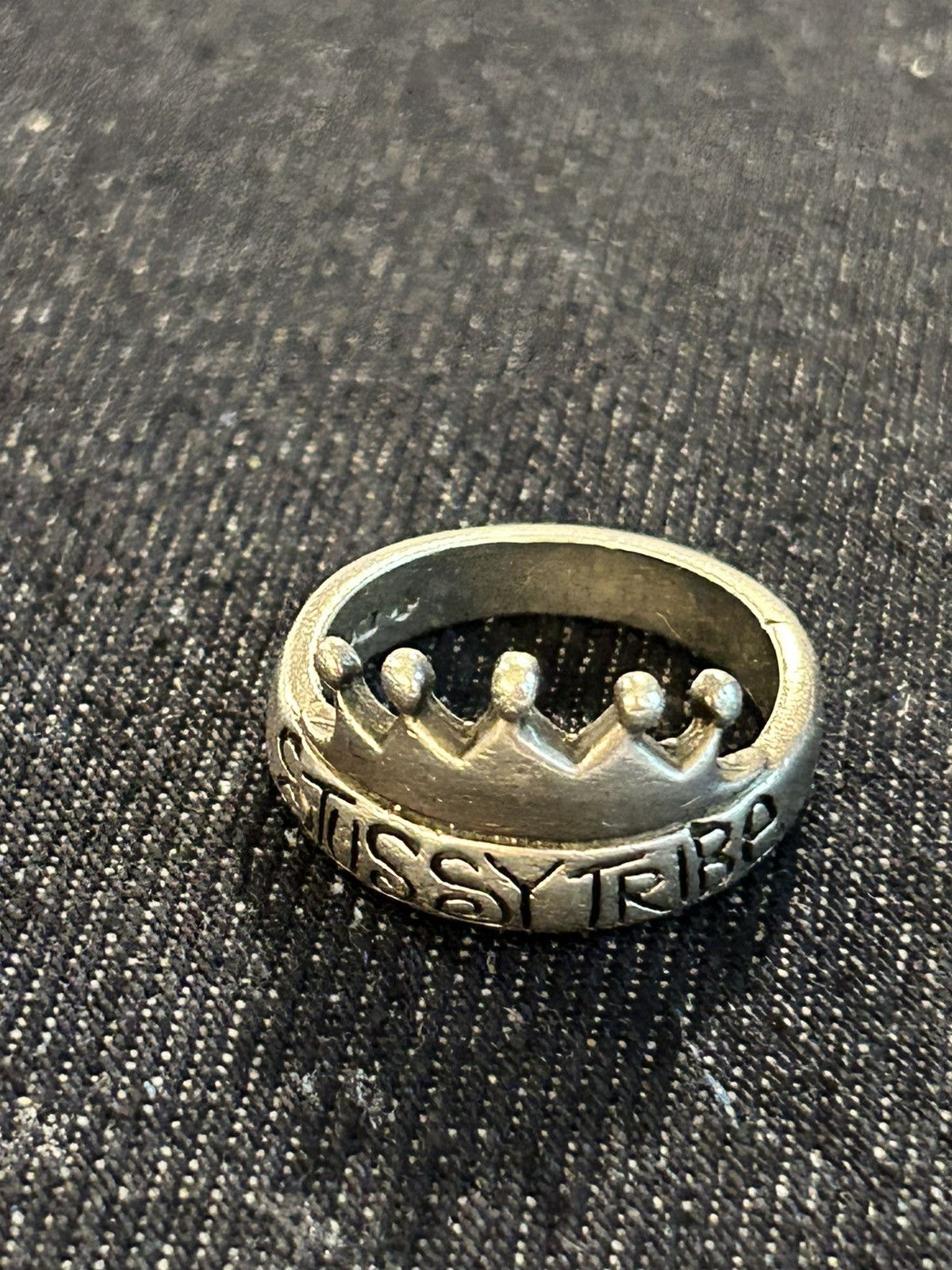 Streetwear × Stussy × Vintage 80s Stussy Crown Ring | Grailed