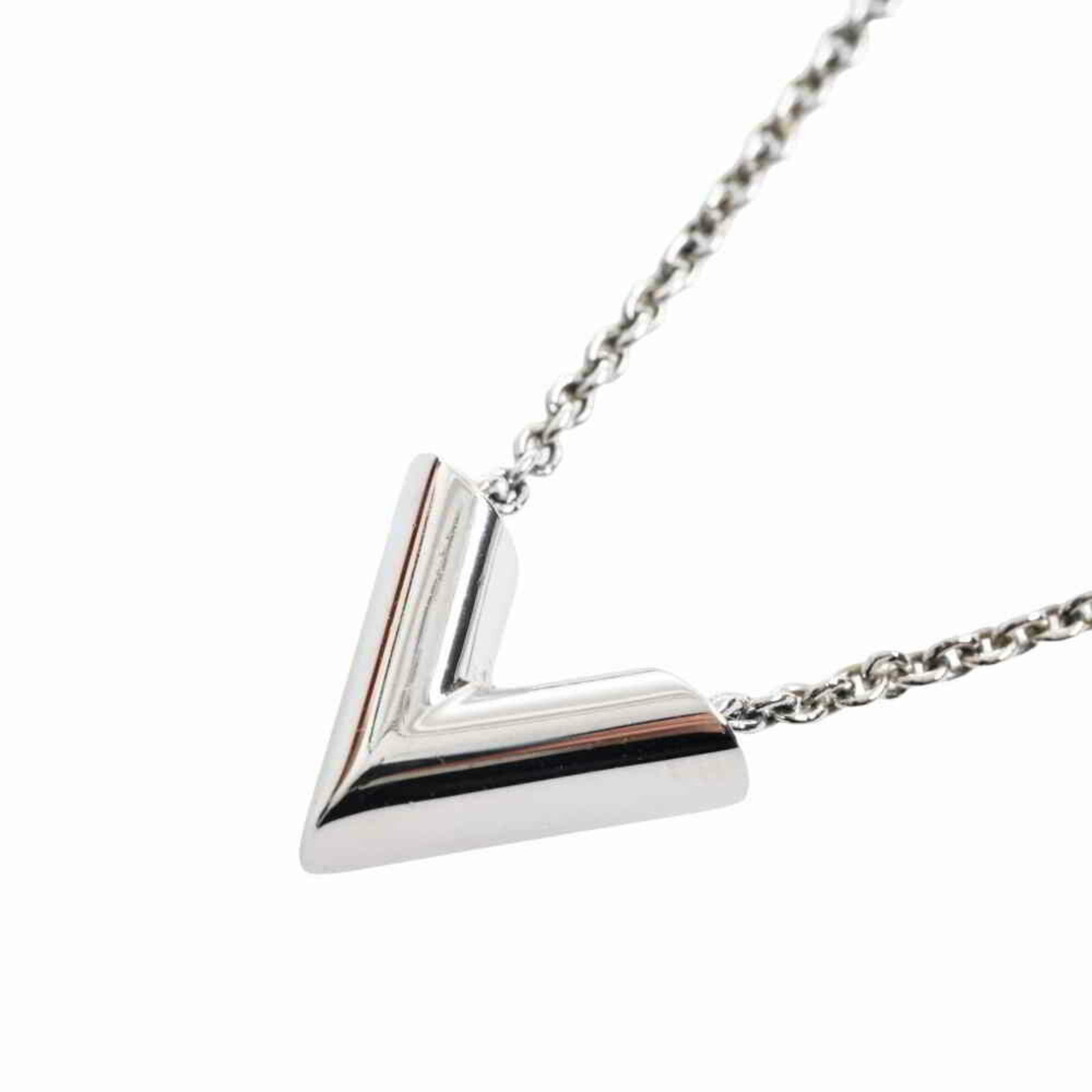 Louis Vuitton Louis Vuitton essential V necklace silver metal | Grailed