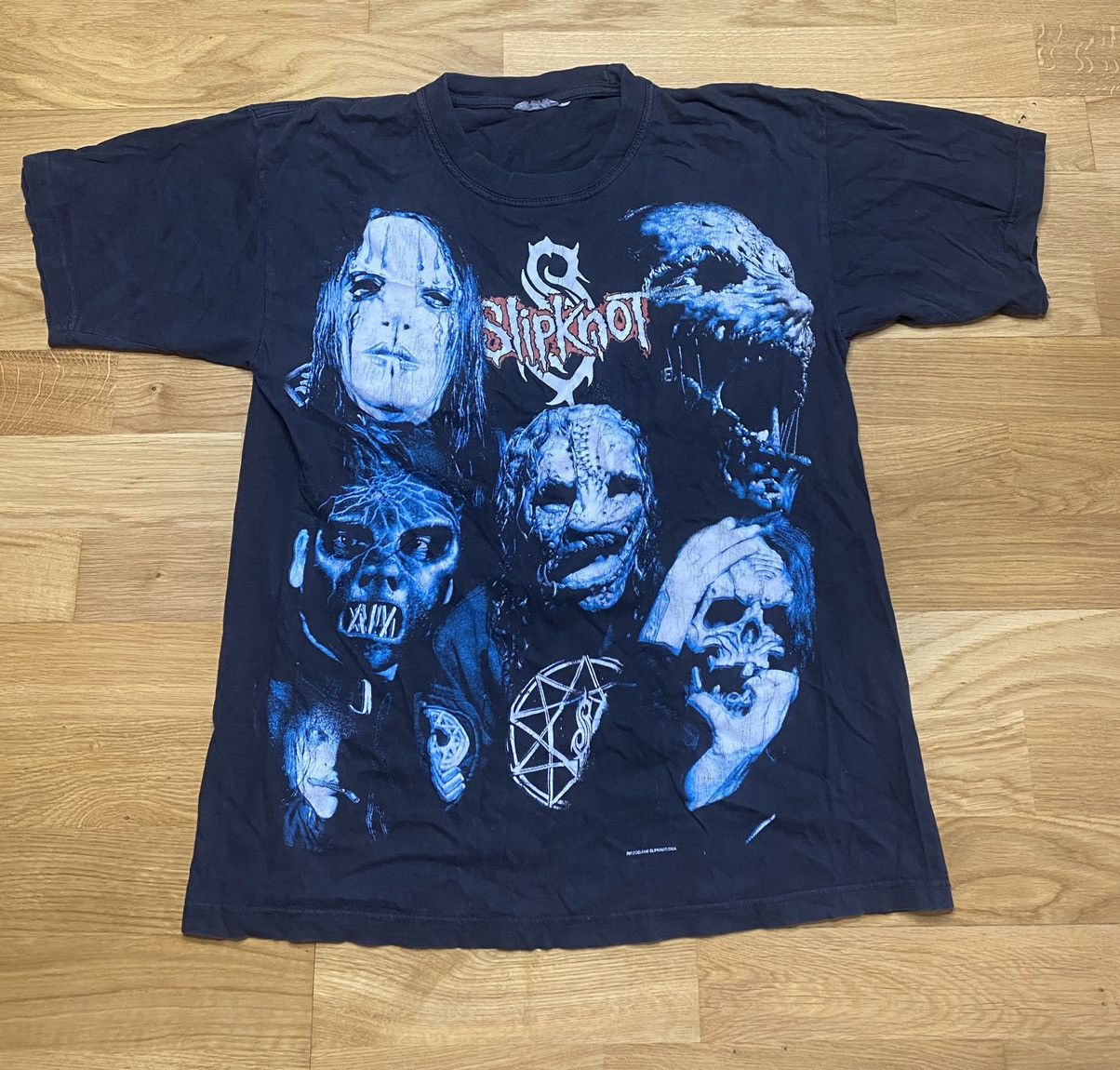 Rock T Shirt × Slipknot × Vintage Vintage 2004 Slipknot Rock Ram Tee ...