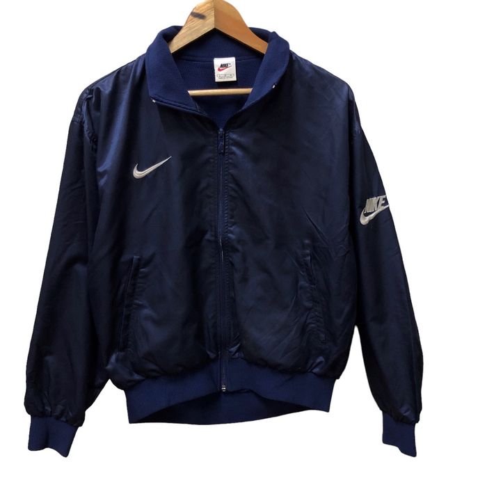 Nike Rare vintage nike bomber jacket embroidery swoosh logo | Grailed