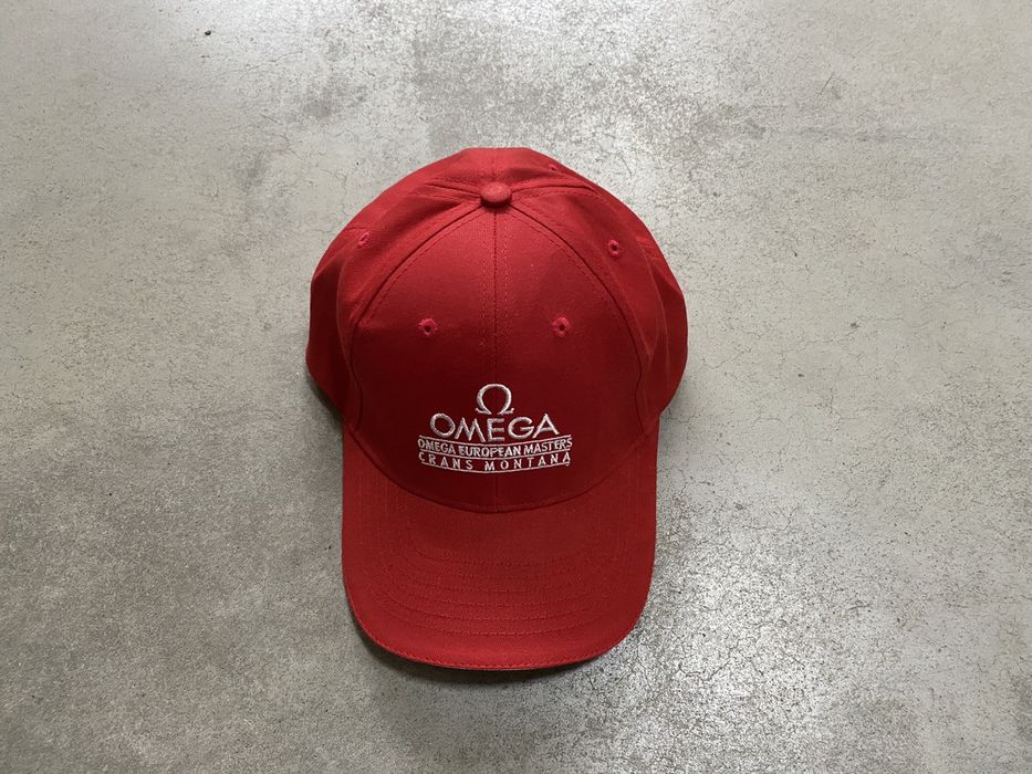 Omega 90s Y2K Vintage Omega European Masters Crans-Montana Hat Cap ...