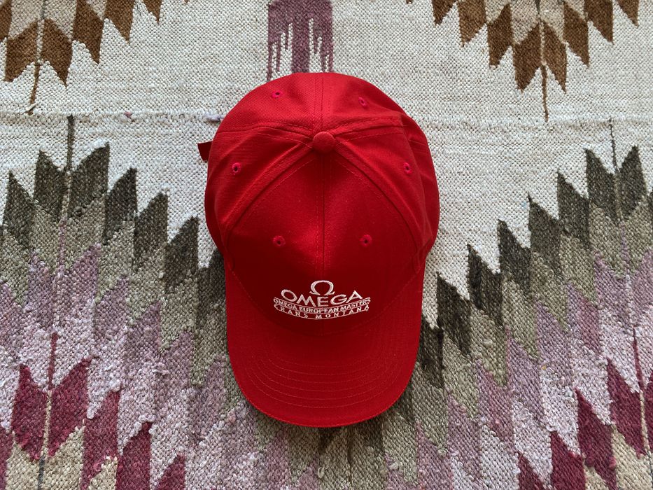 Omega 90s Y2K Vintage Omega European Masters Crans-Montana Hat Cap ...