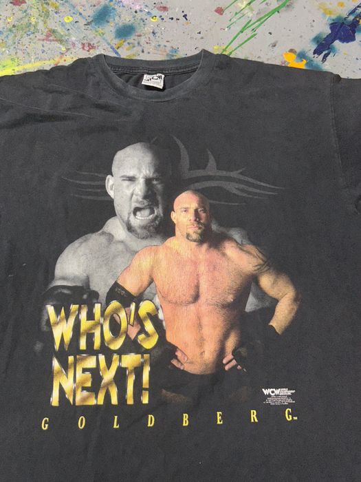 Vintage 1999 Goldberg WCW T-shirt | Grailed