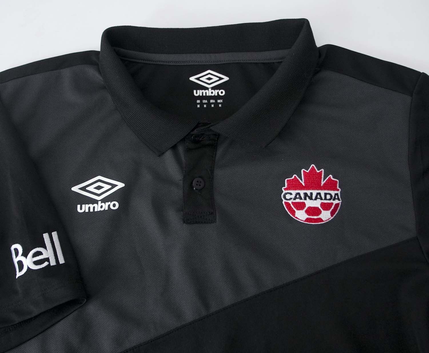 Soccer Jersey Canada Soccer National Team Polo Jersey Umbro Size M ...