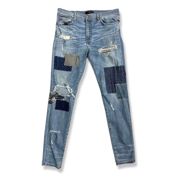 Amiri Amiri patch work denim | Grailed