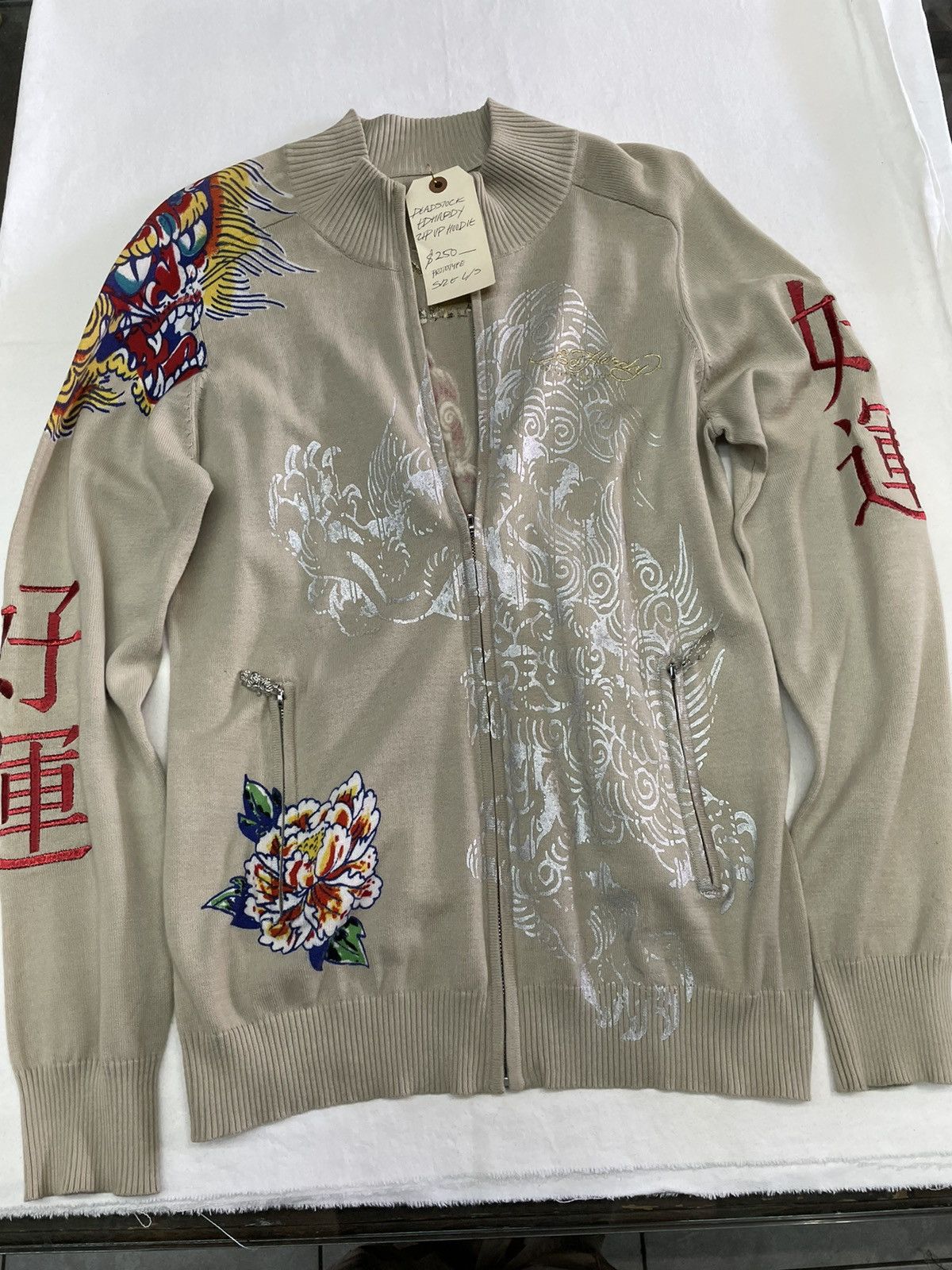 Ed Hardy × Streetwear Ed Hardy Japanese Lettered Zip Up | Grailed