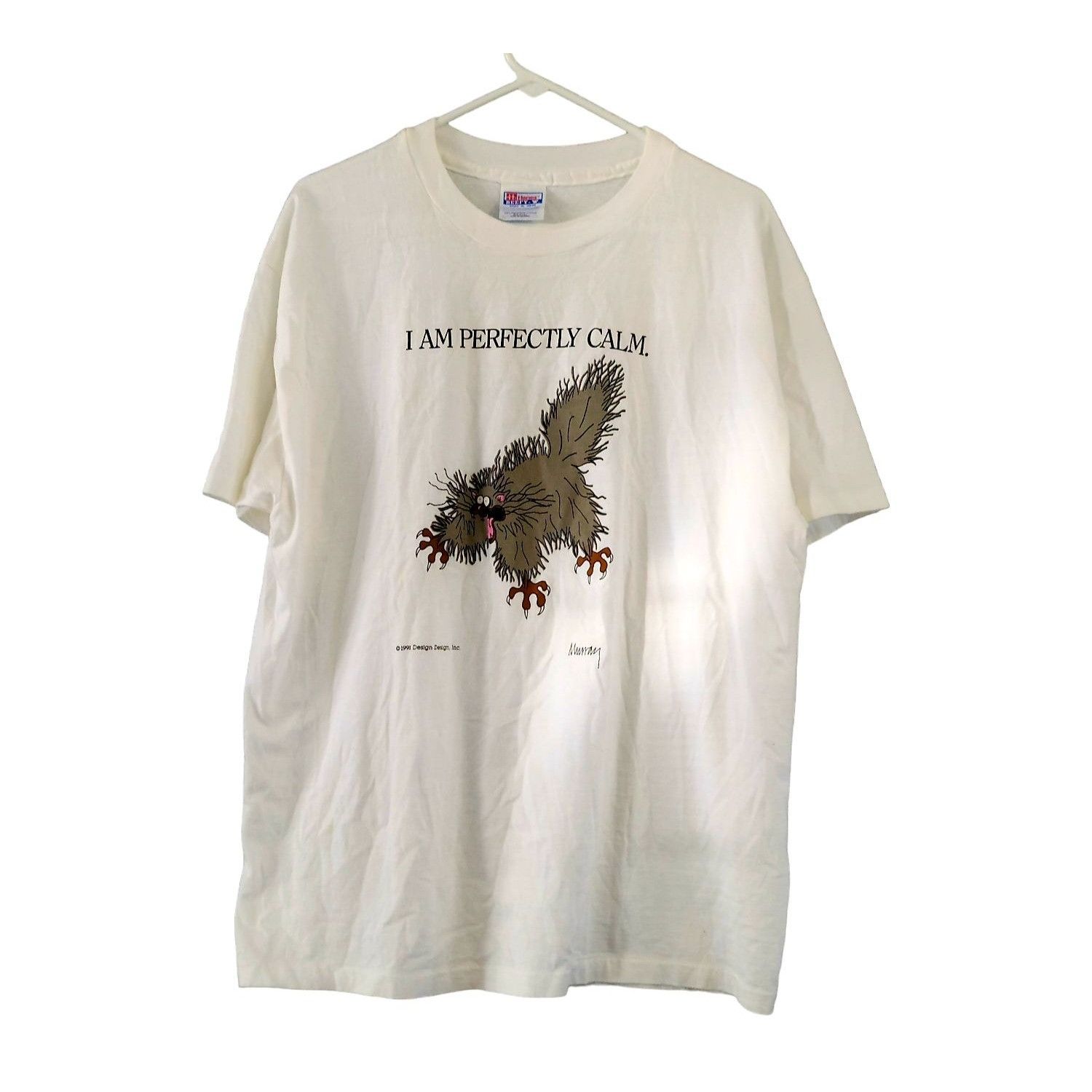Vintage Vintage I Am Perfectly Calm Shirt Single Stitch | Grailed