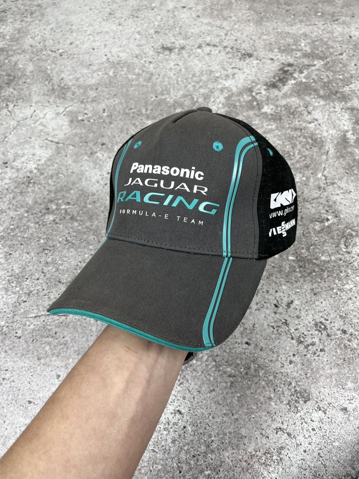 Vintage Jaguar Racing Formula-E Team Logo Trucker Hat Cap | Grailed