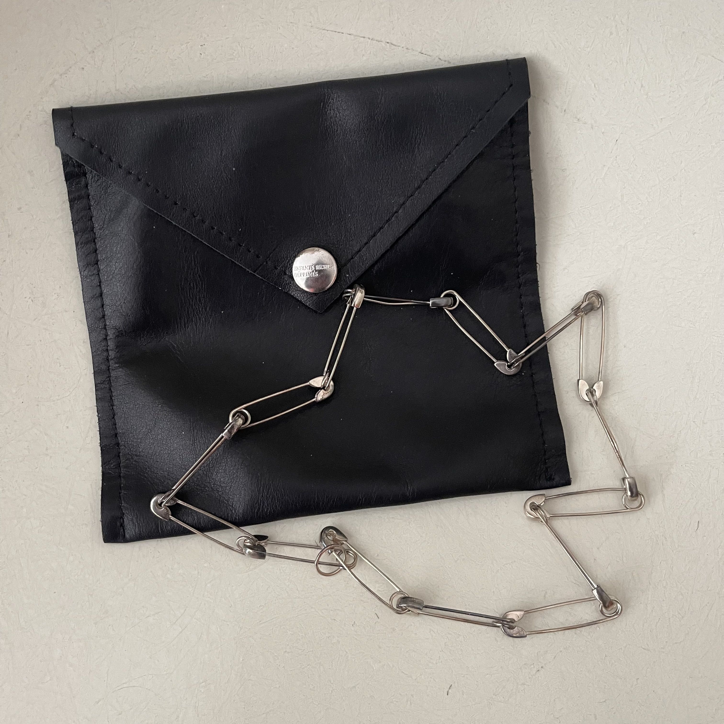 Enfants Riches Deprimes Sterling Silver Safety Pin Chain Necklace | Grailed