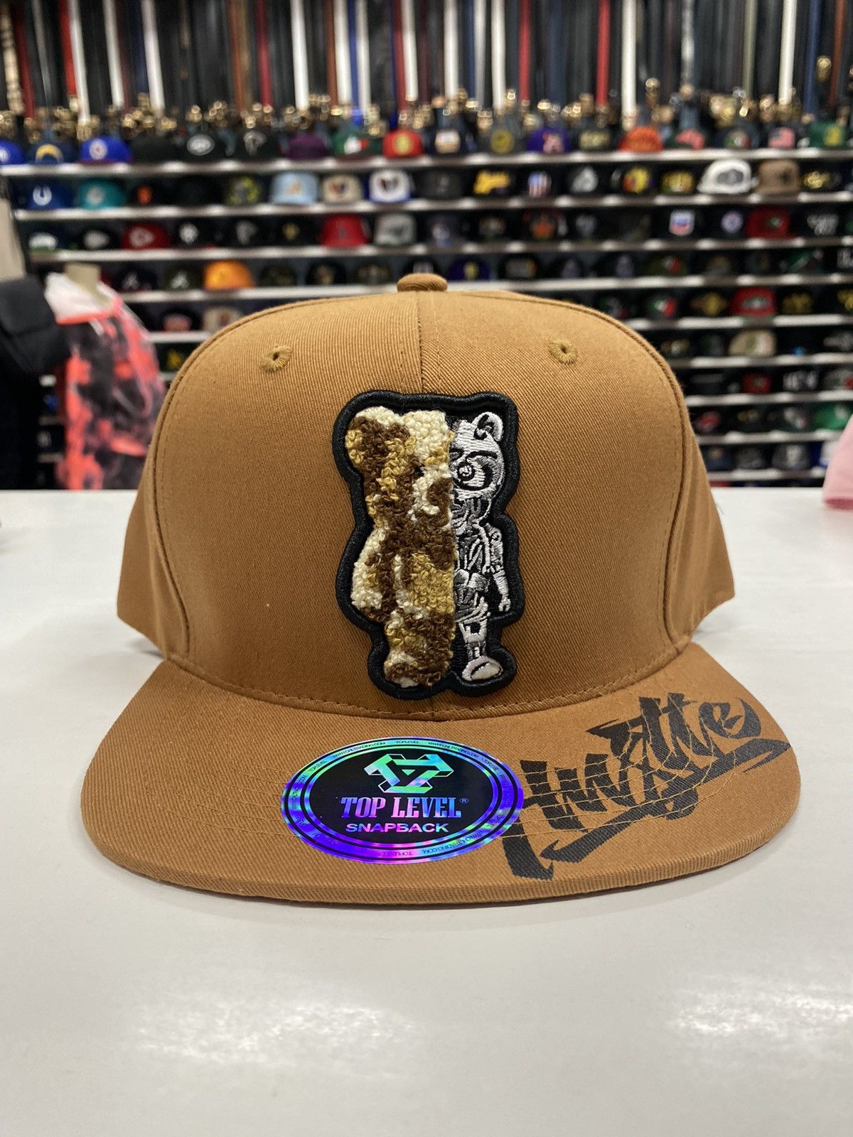 Vintage Terminator Teddy Bear Wheat Adjustable Snapback | Grailed