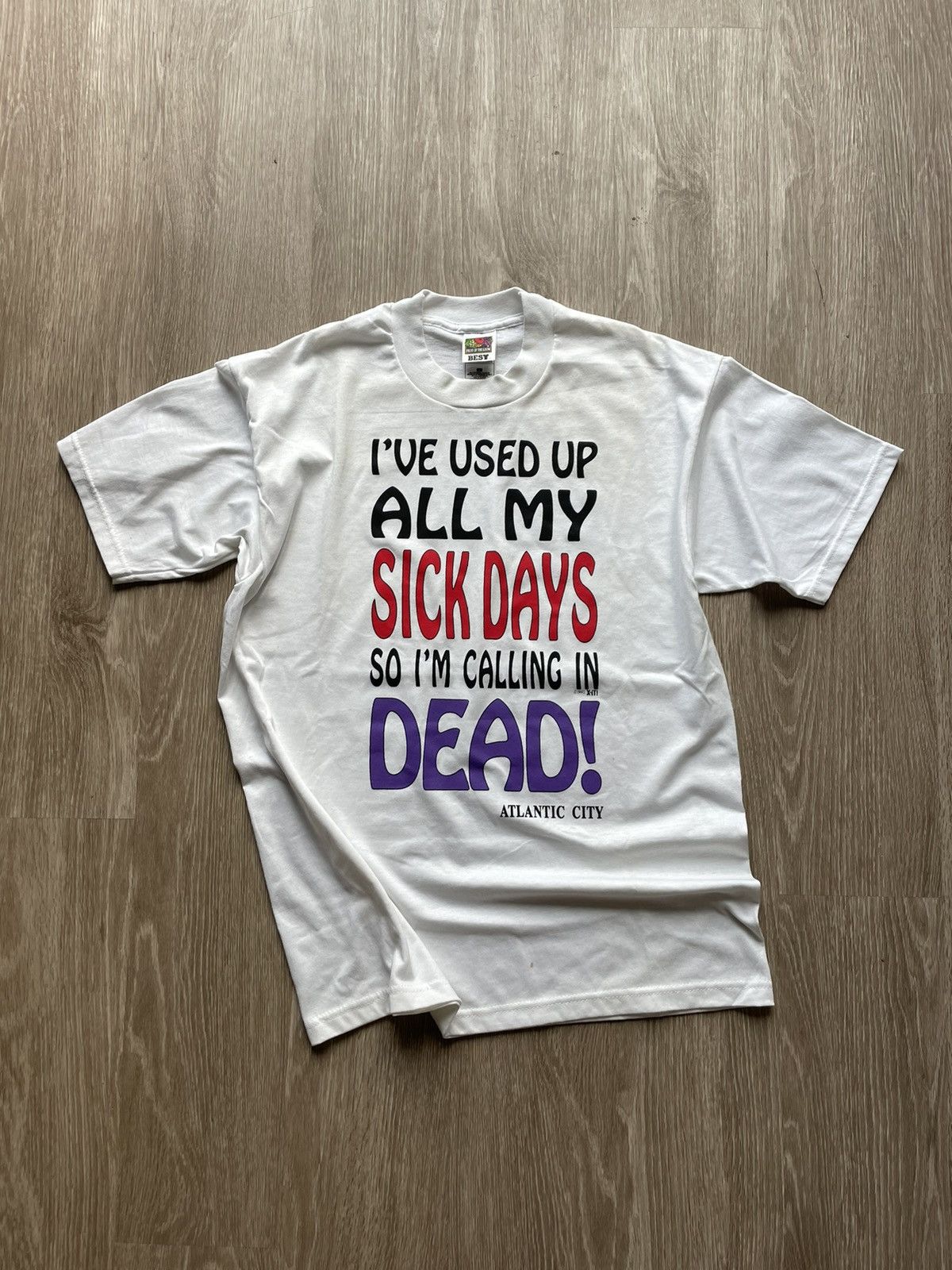Vintage Vintage “Sick Days” Humor/Comedy Tshirt | Grailed