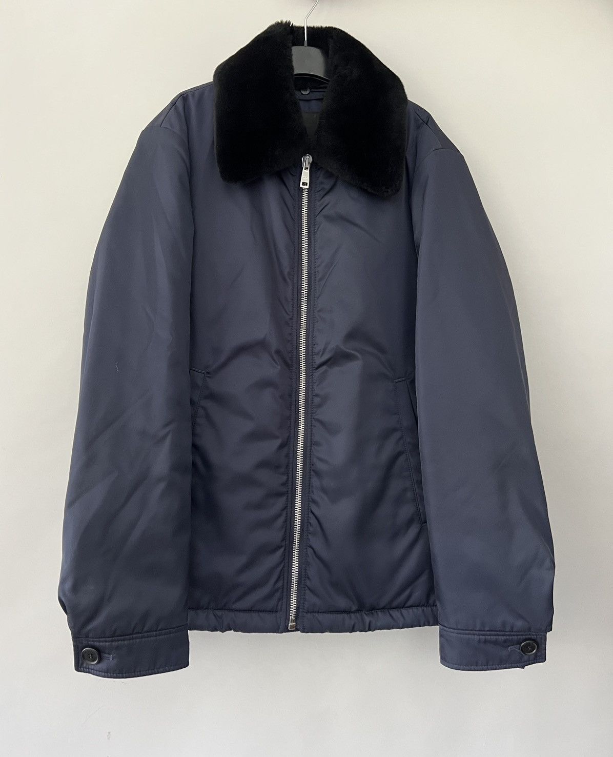 Prada Prada Nutria Fur Nylon Jacket | Grailed