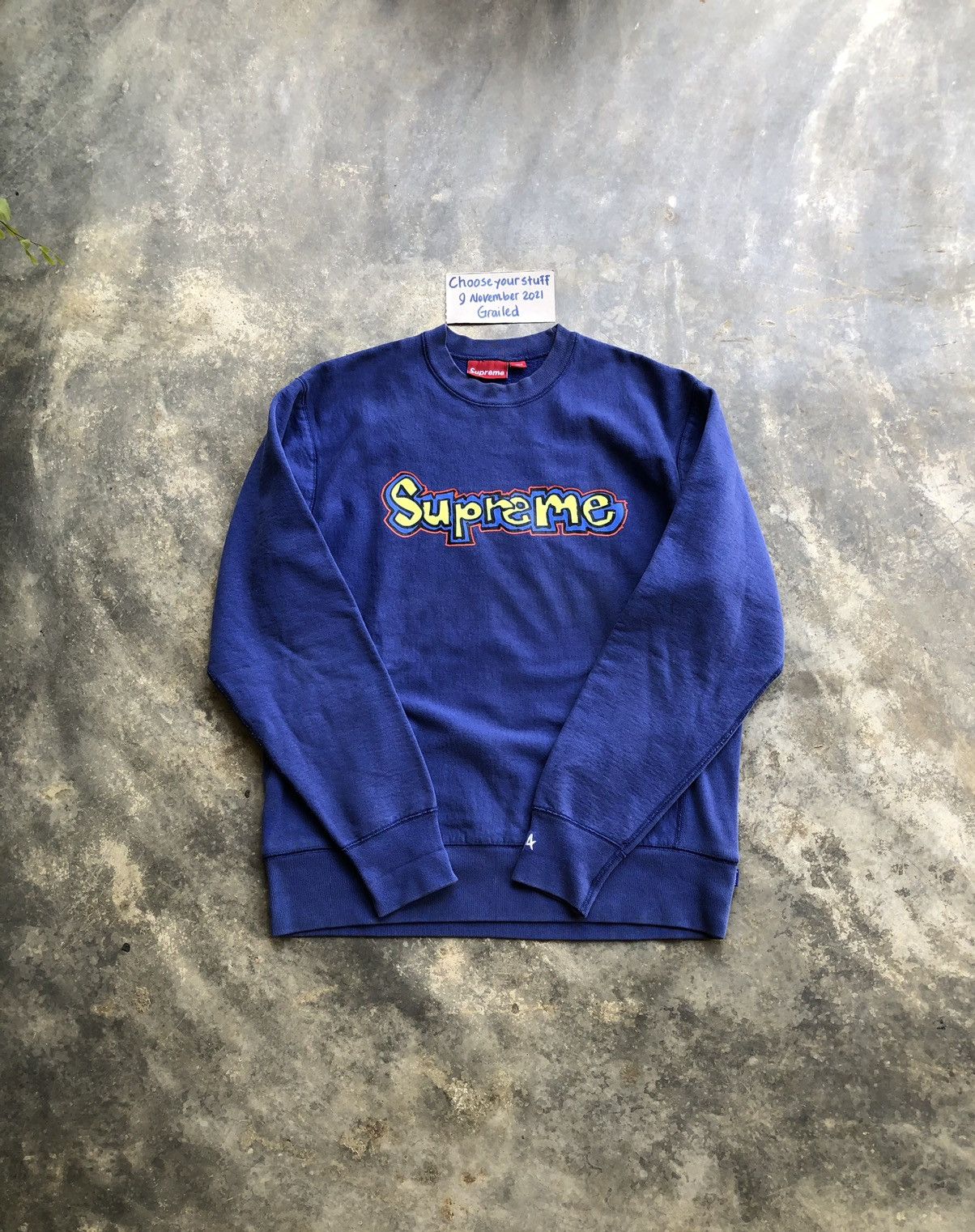 Supreme Supreme x marc gonzales sweatshirt | Grailed