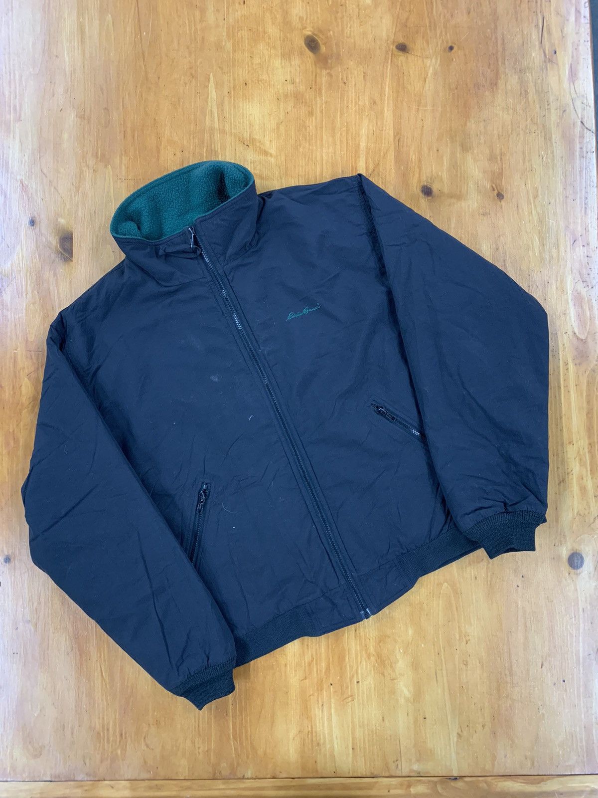 Vintage Vintage 1990s Eddie Bauer Windfoil Fleece Lined Shell Jacket ...