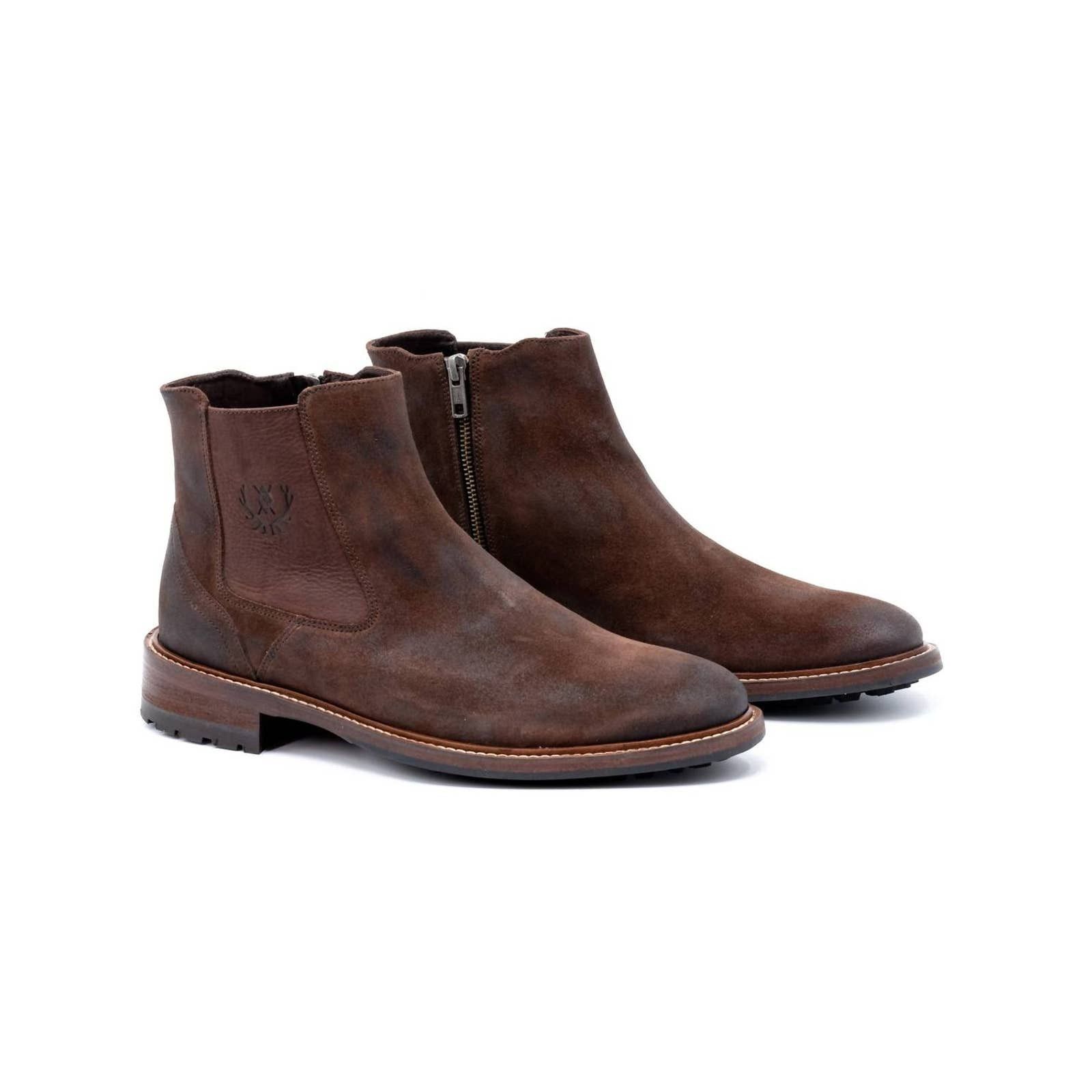 Martin Dingman Mckinley Waxed Suede Boot In Chocolate | Grailed