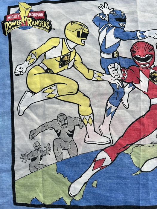 Vintage 1994 Vintage Power Rangers pillow case | Grailed