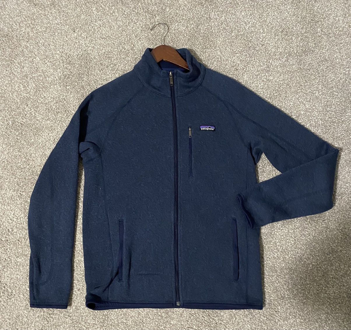 Patagonia Mens Patagonia Better Sweater Fleece Jacket Navy/Blue. | Grailed