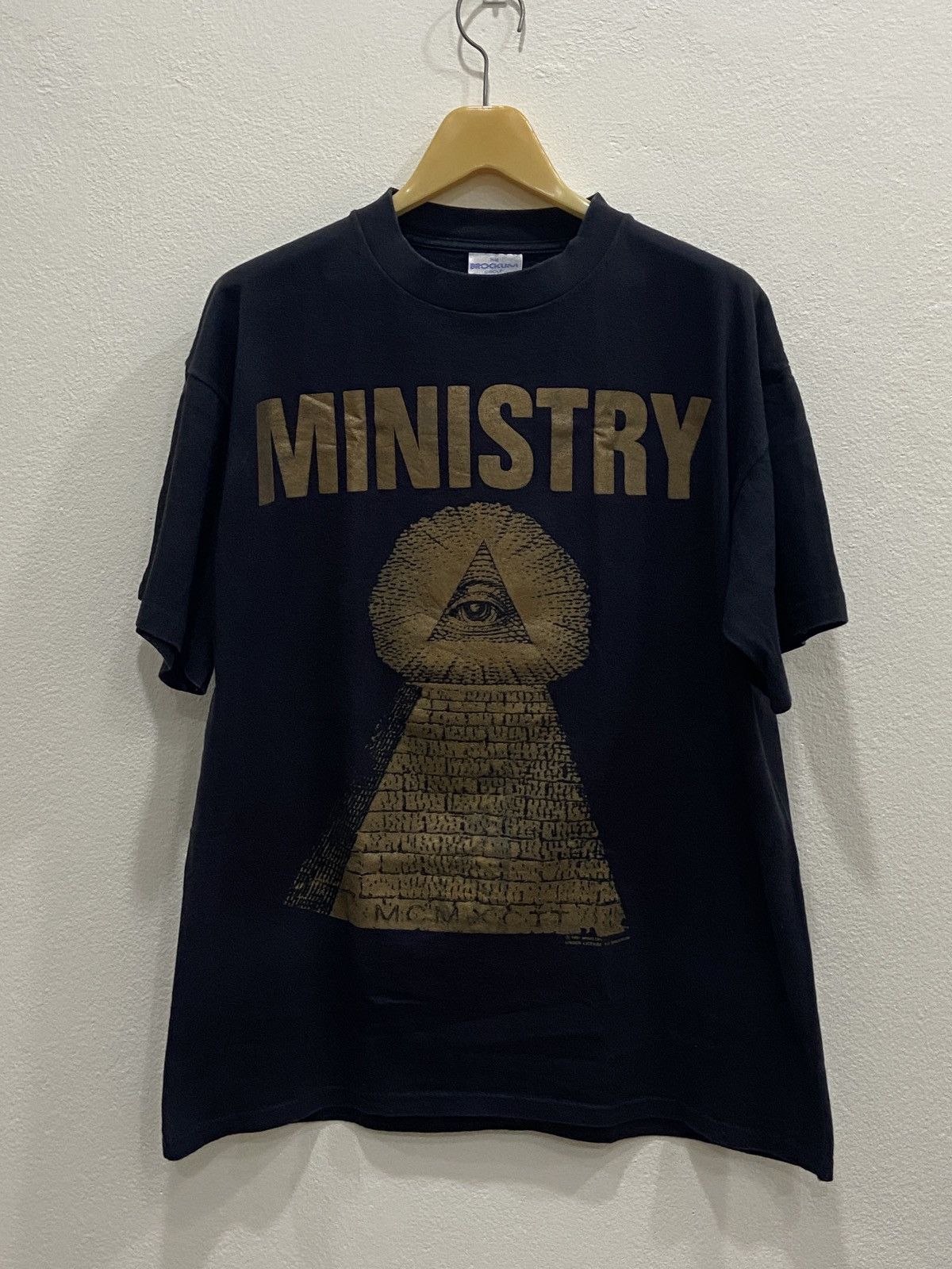 Vintage 🔥🌎Free Shipping🌎🔥 1991s MINISTRY ΚΕΦΑΛΗΞΘ PSALM 69 Tshirt | Grailed