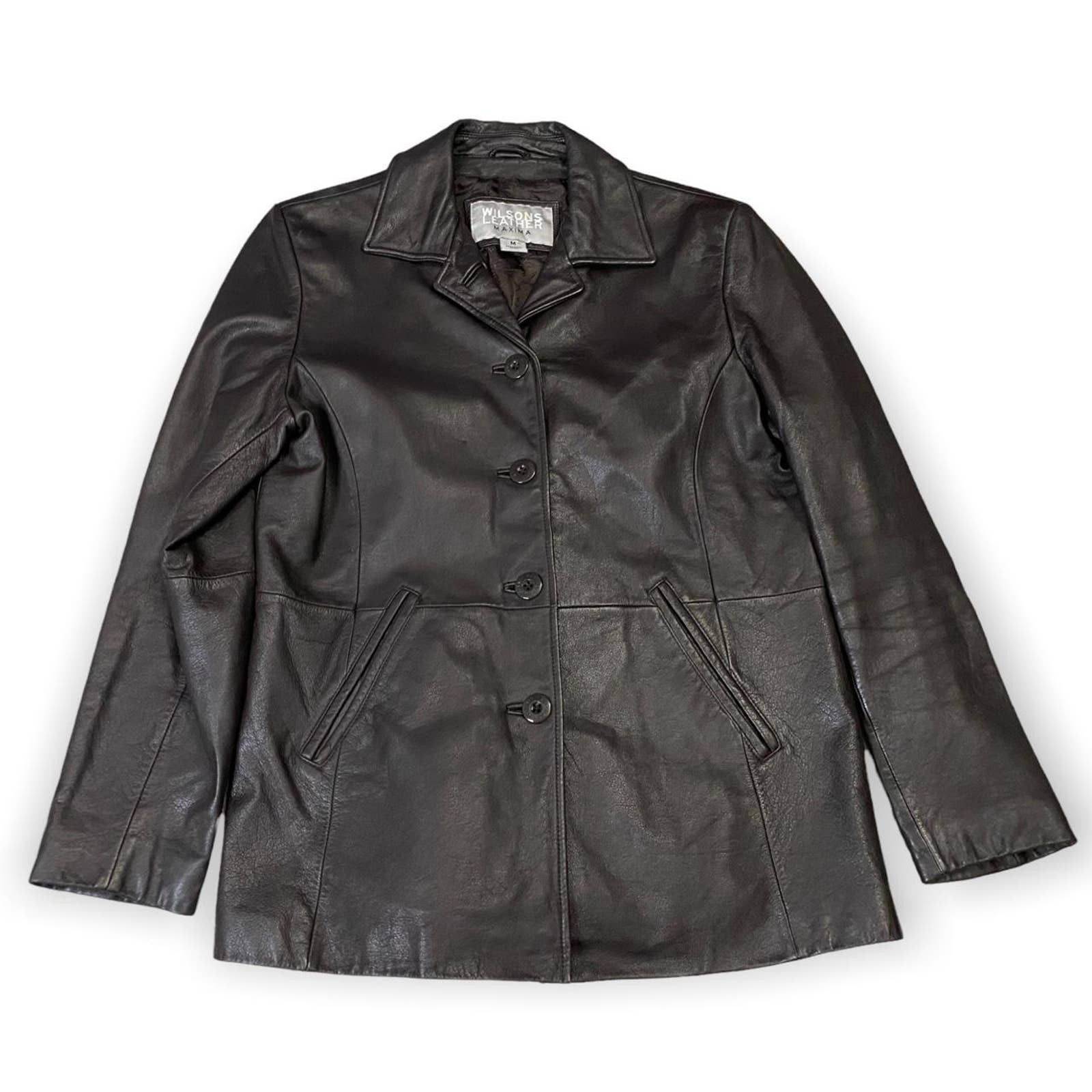 Wilsons Leather Wilsons Leather Maxima Vintage Genuine Leather Jacket ...
