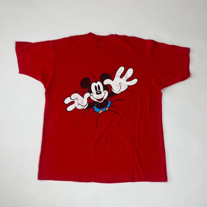 Vintage Vintage Mickey Mouse “Jumping through” T-Shirt | Grailed