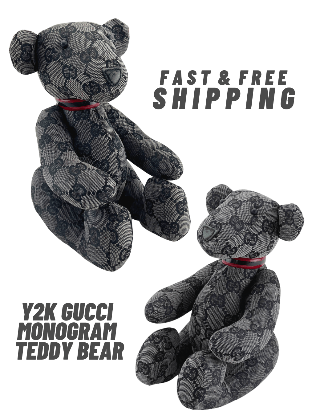 Gucci Monogram Teddy Bear | Grailed