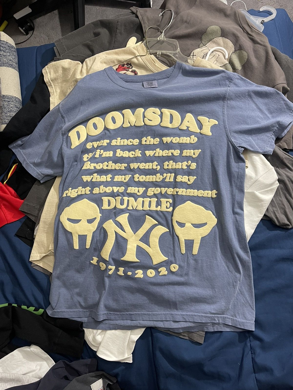 Mf Doom MF DOOM PUFF PRINT TEE - lilpauer | Grailed
