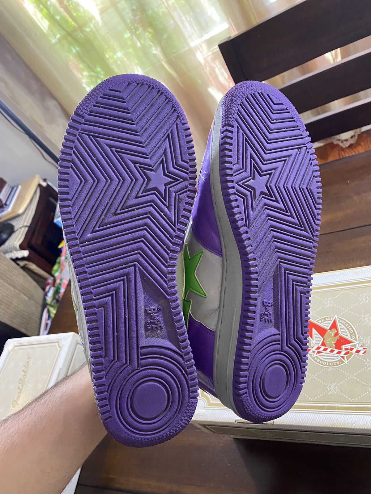 Bape × Nigo 2005 OG Nigo Era Purple Bapestas | Grailed