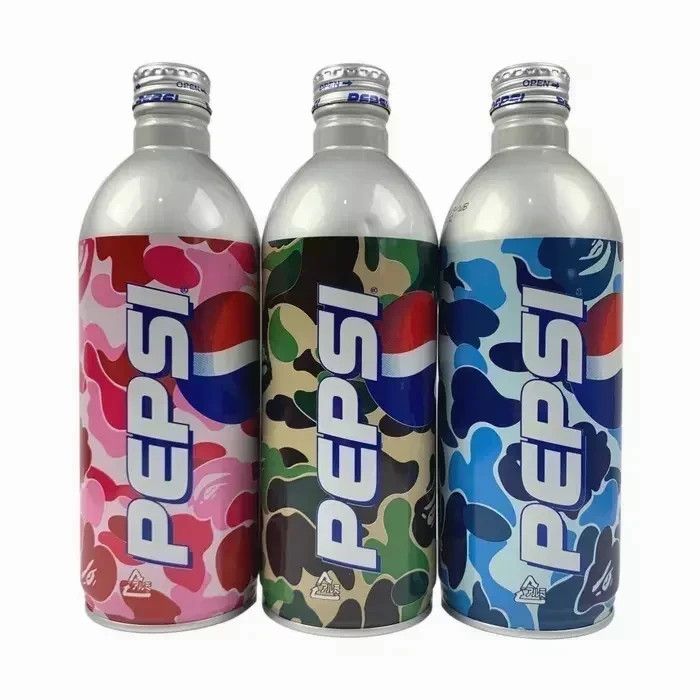 Bape Rare Bape x Pepsi Bottle Set (Empty) | Grailed