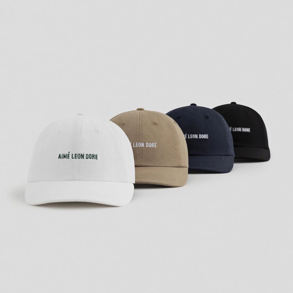 Aime Leon Dore ALD Uniform Hat white/green | Grailed
