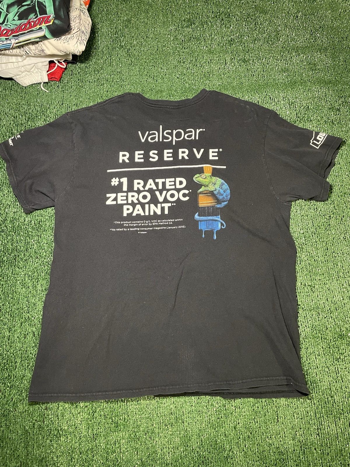 Streetwear × Vintage valspar paint chameleon t-shirt | Grailed