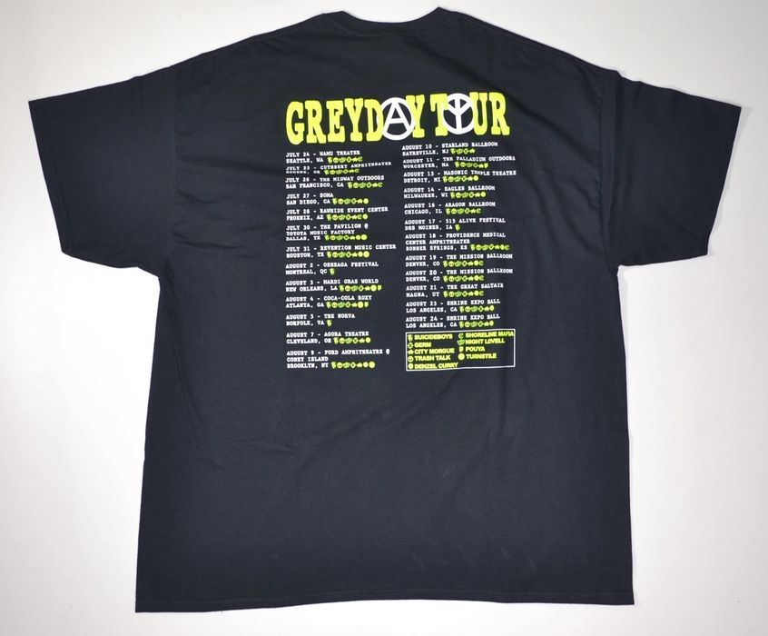 Pouya & $uicideboy$ Merch G59 Suicideboys Grey Day Tour T-Shirt Black ...