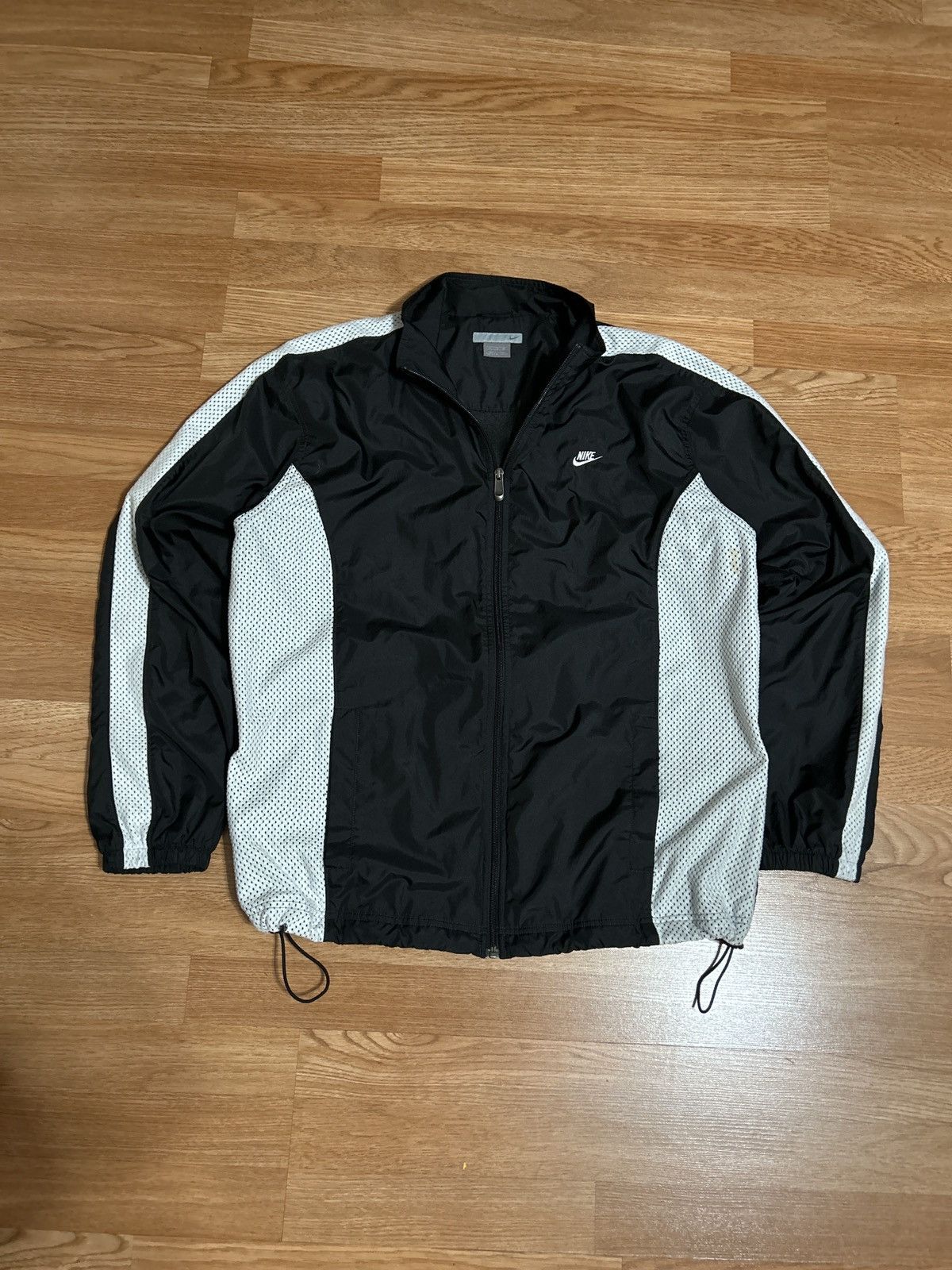 Nike × Streetwear × Vintage Vintage Y2K Nike Swoosh Track Zip Up Jacket ...