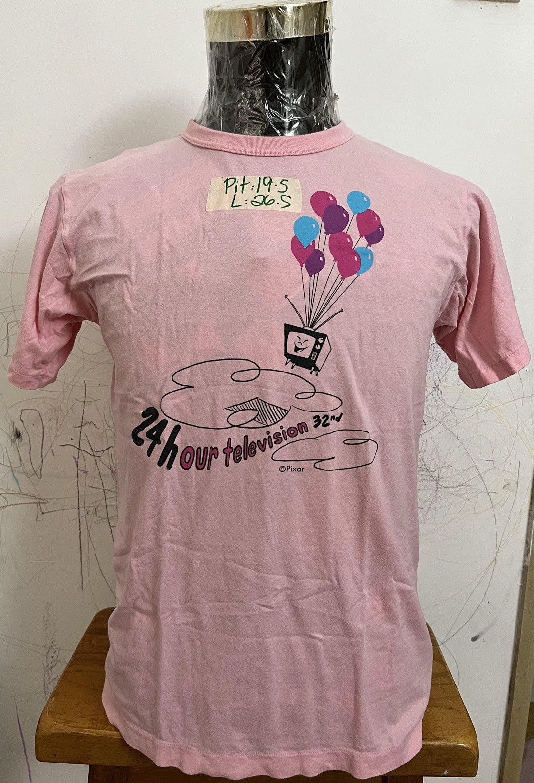 Vintage VINTAGE 24HR TELEVISION x PIXAR COLLABORATION TEES | Grailed