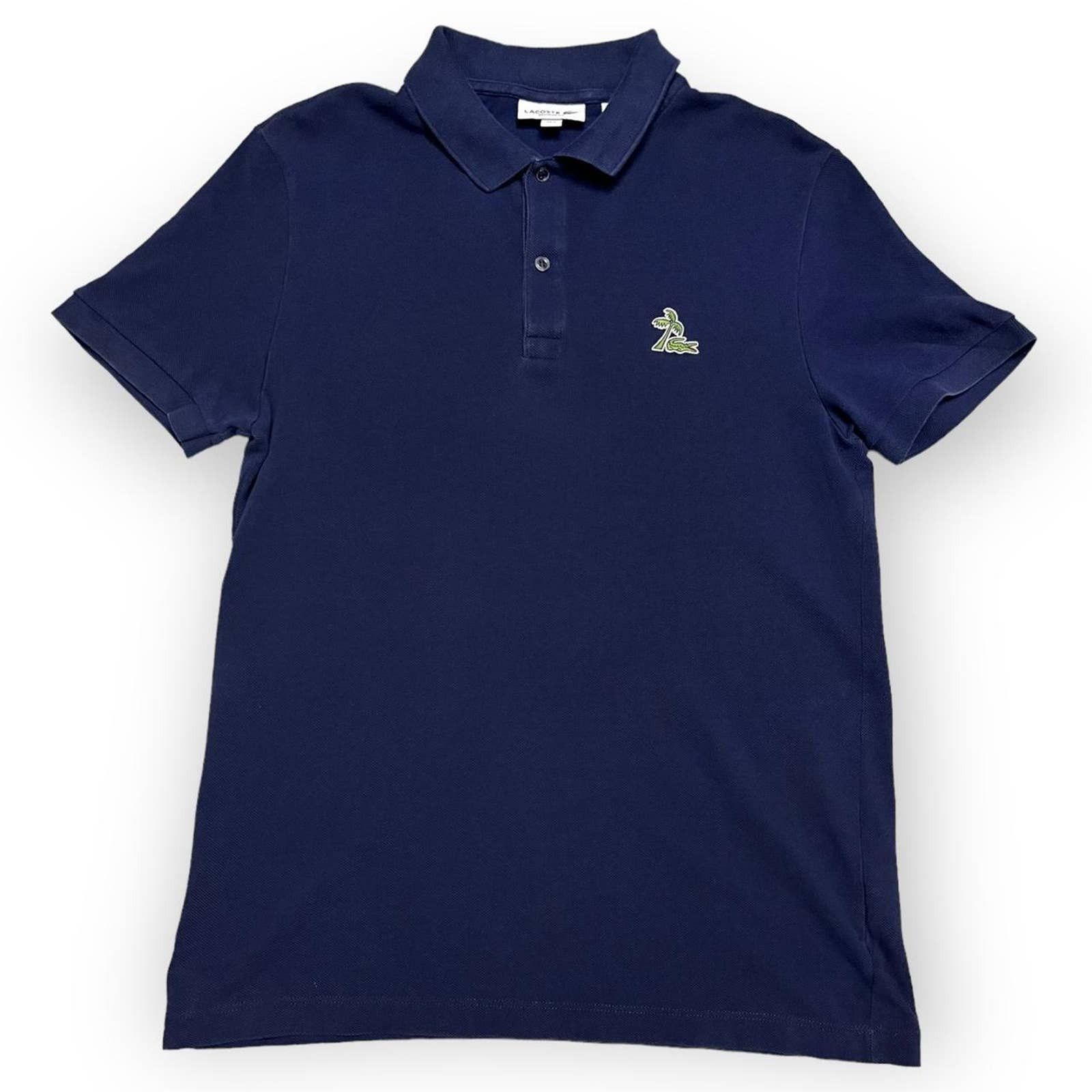 Lacoste Lacoste Palm Tree Alligator Luxury Designer Polo Tee Shirt ...