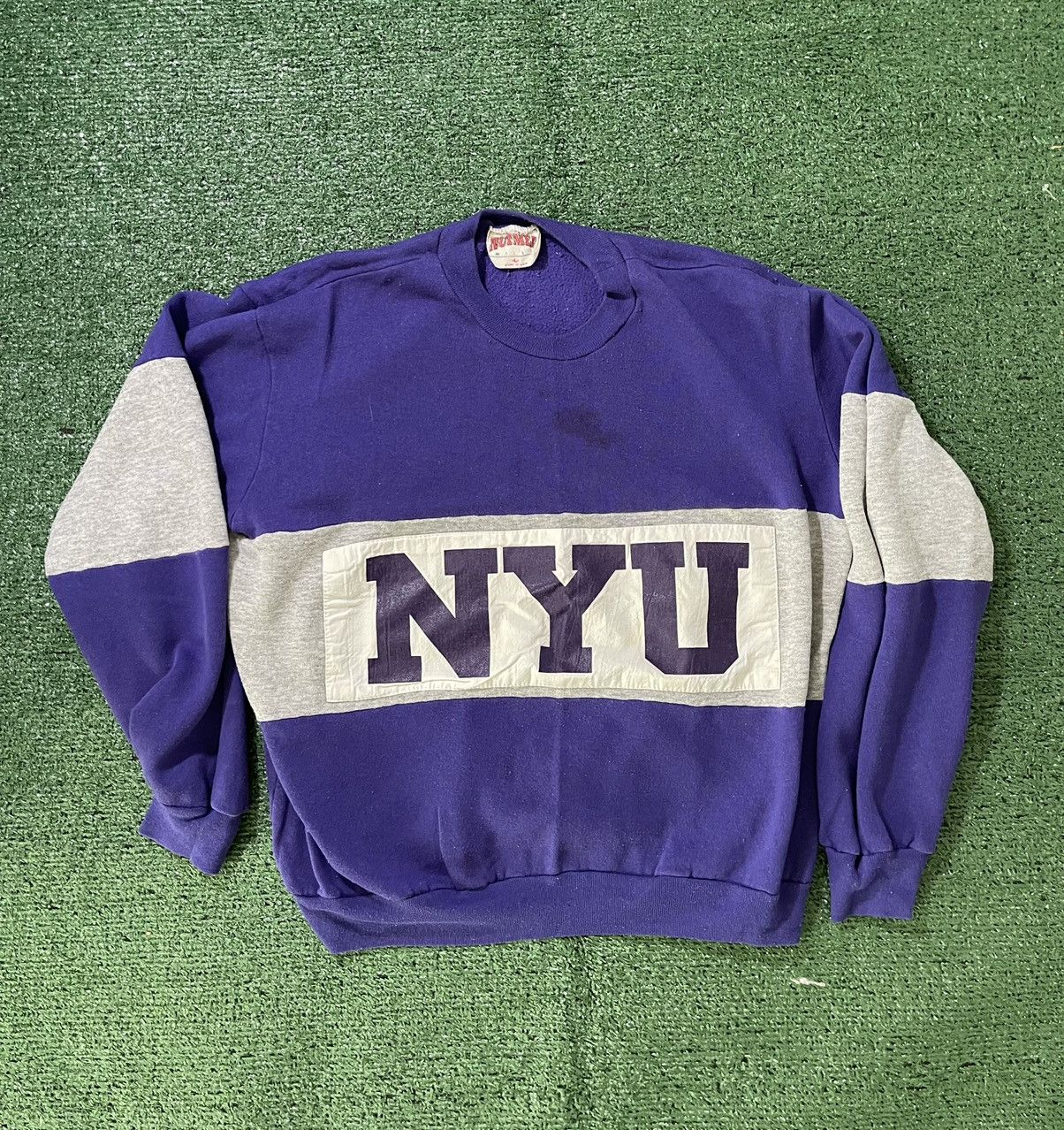 Made In Usa × Nutmeg × Vintage Vintage 80s NYU Nutmeg Crewneck ...