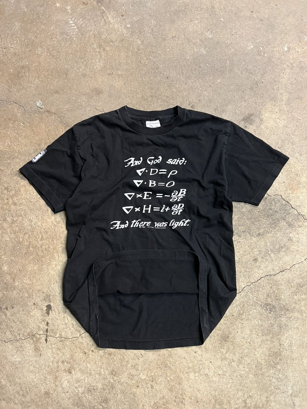Vintage Vintage 1982 "And God Said" MIT Museum Equation Shirt | Grailed