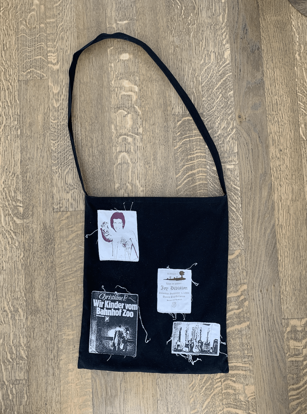 Raf Simons Raf Simons AW 2001/2002 Riot Riot Riot Patched bag | Grailed