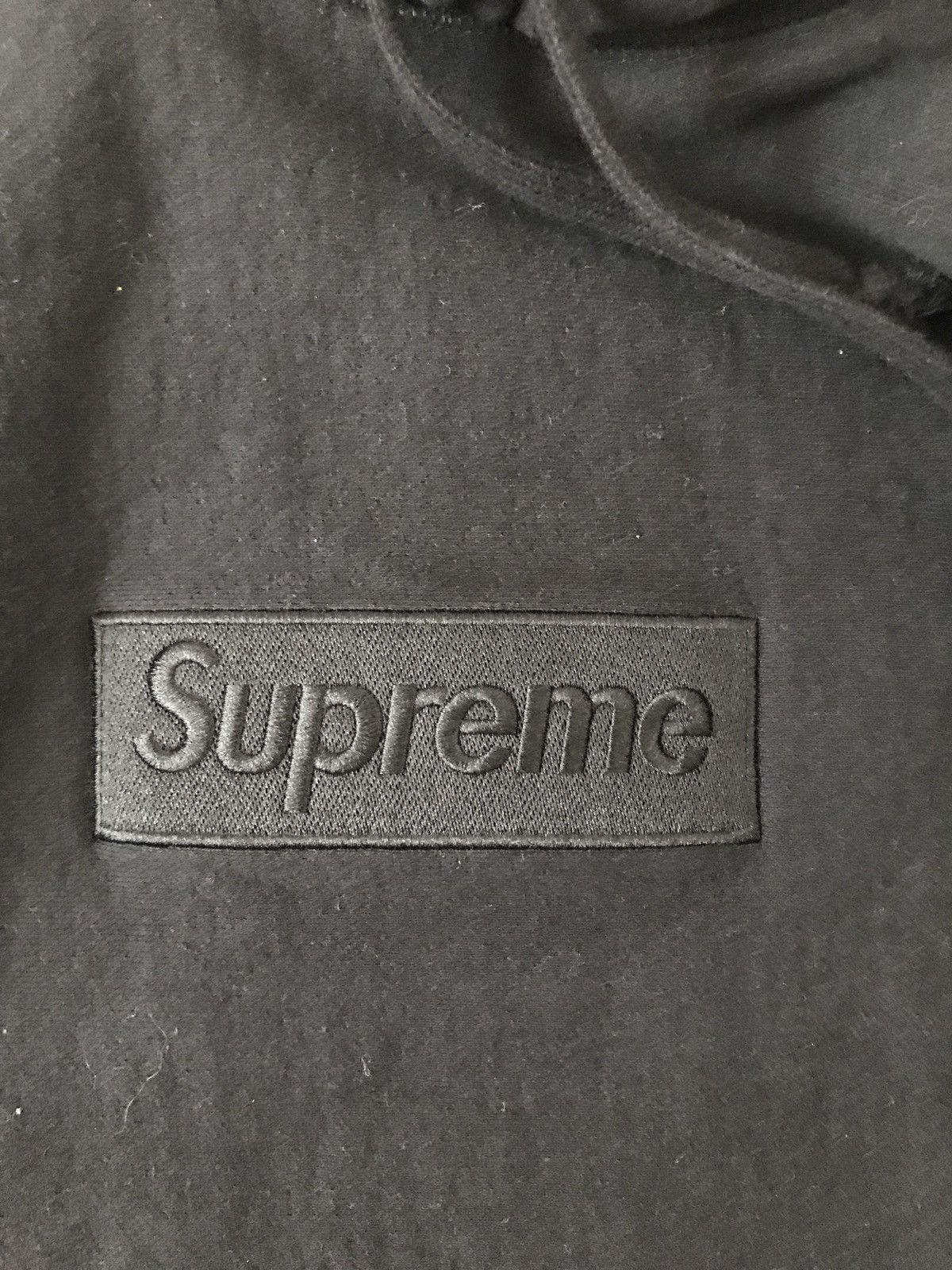 Supreme Box Logo Black Tonal Large | Grailed